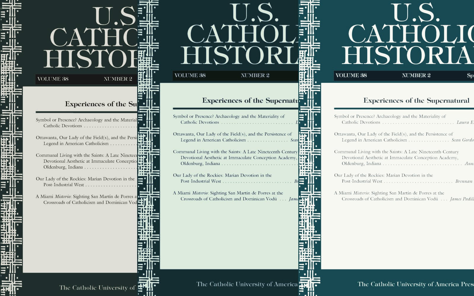 Call for Papers: U.S. Catholic Historian's 'U.S. Catholic ...